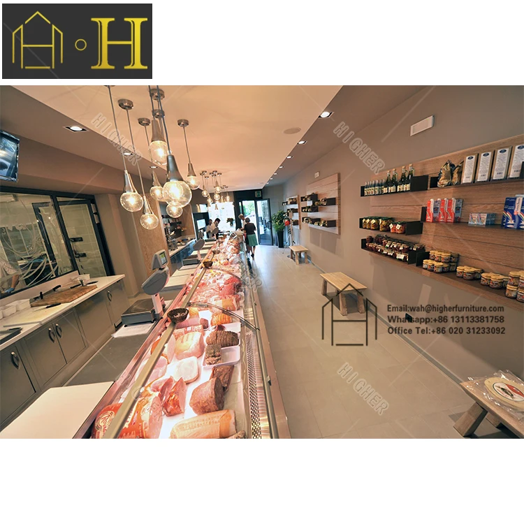 Glass Counter Coffee Shop Design Bakery Display showcase Cafeteria ...