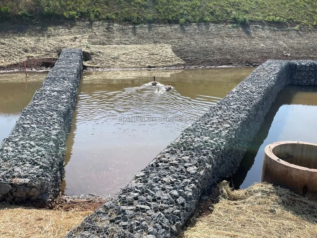 Multiple Sizes Stone Cage Hexagonal Galvanized Iron Wire Mesh Metal ...