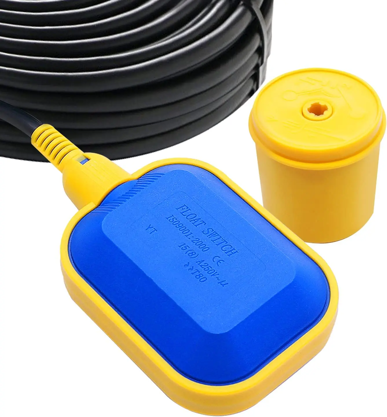 3m Cable Float Switch 10ft Universal Piggyback Heavy Duty Float Switch Water Level Controller ...