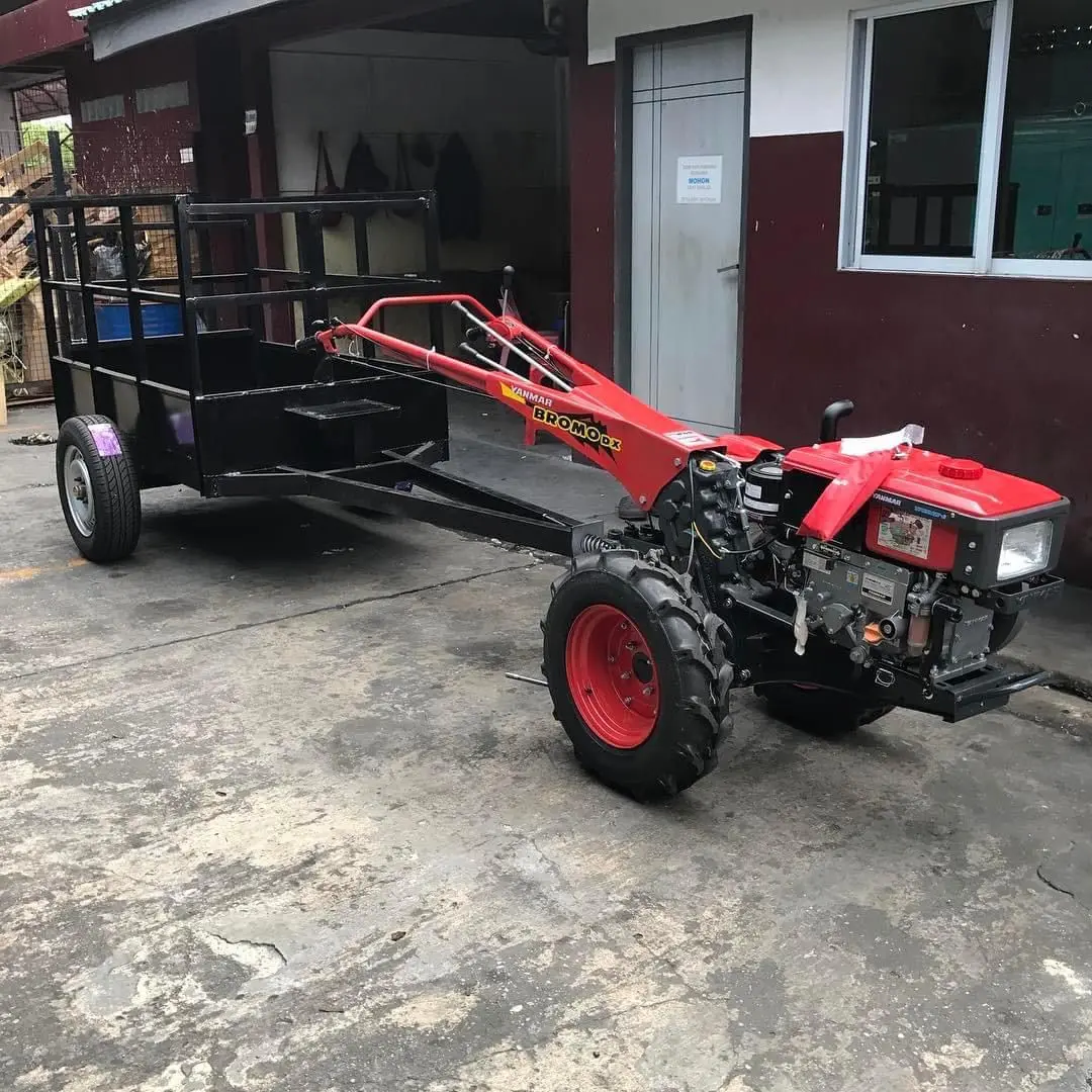 Mini Manual Hand Tractor for Agriculture 4x4 Crawler Garden Farm ...