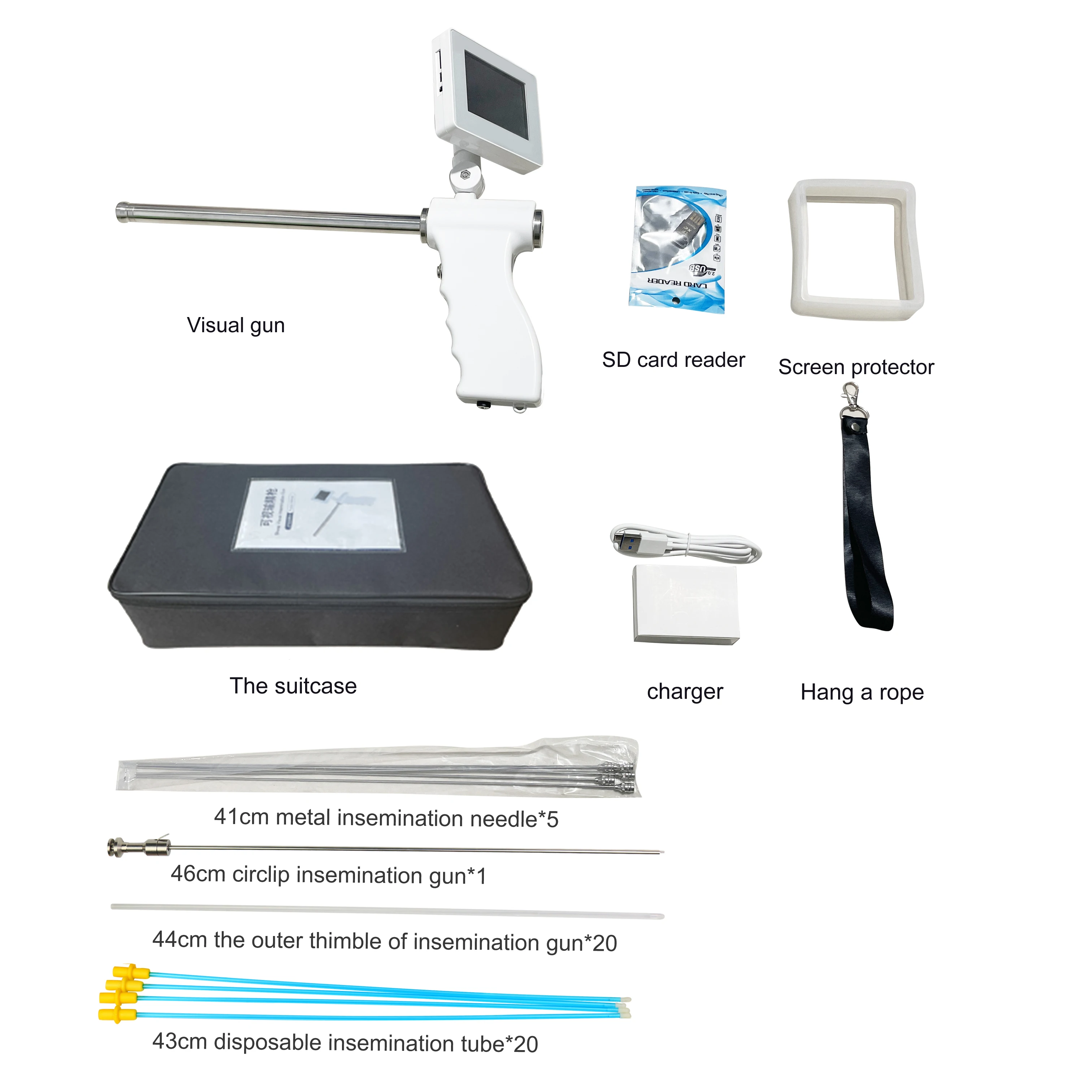 Veterinary Insemination Gun Visual Artificial Insemination Farm Animal ...