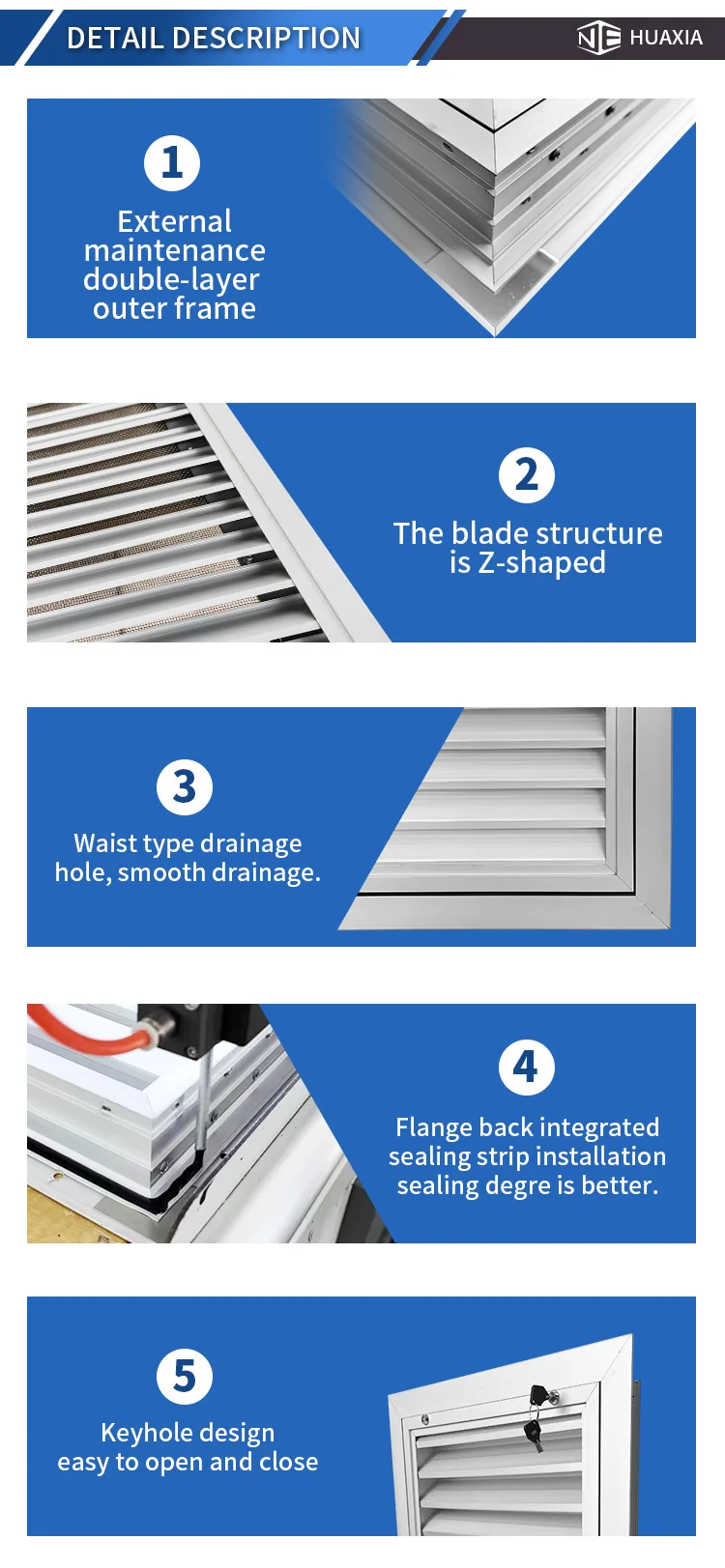 Hx1s-yt50ab Louvred Doors For A Customized Container Ventilation System ...