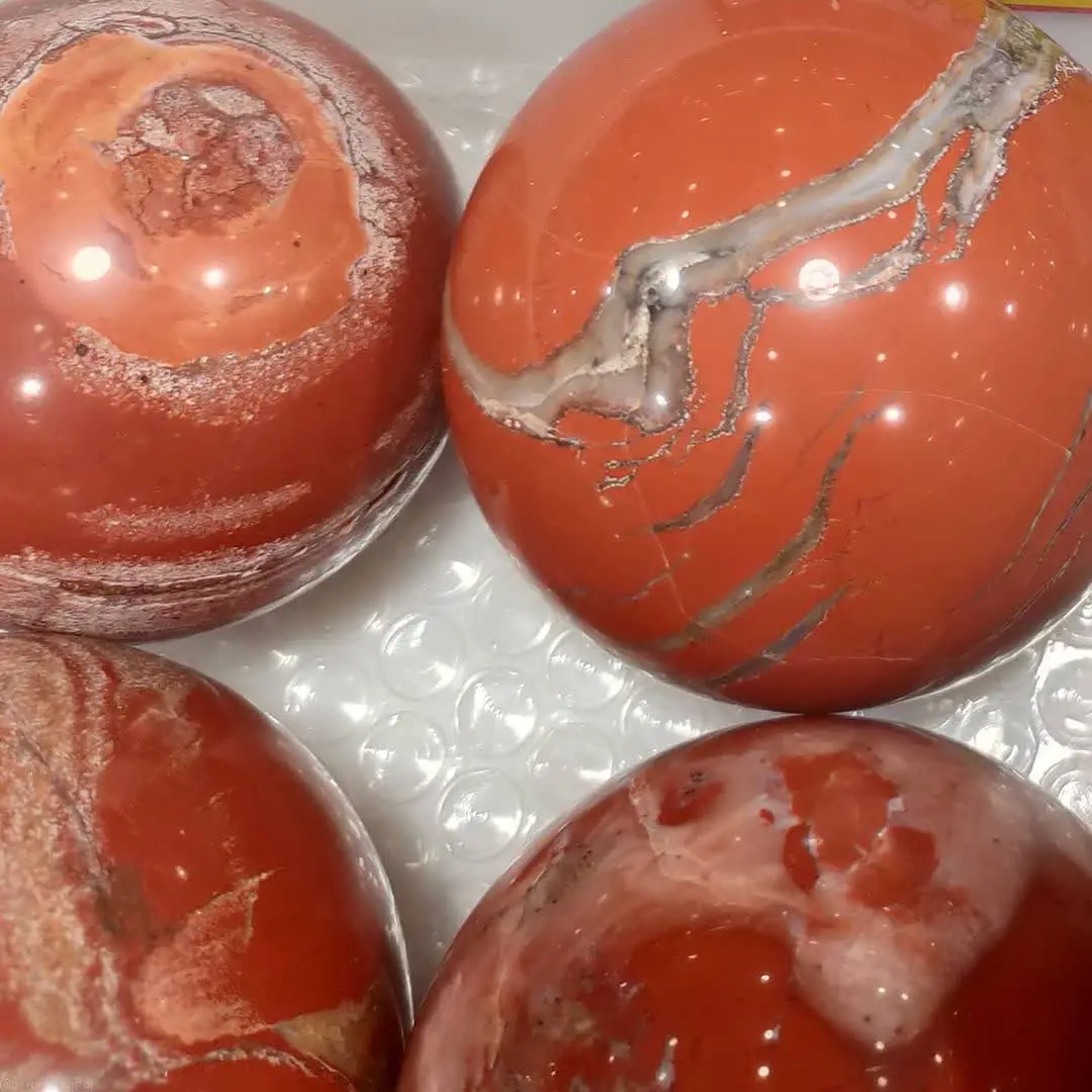 Best Quality Hand Carved Red Jesper Sphere For Home Decoration From ...