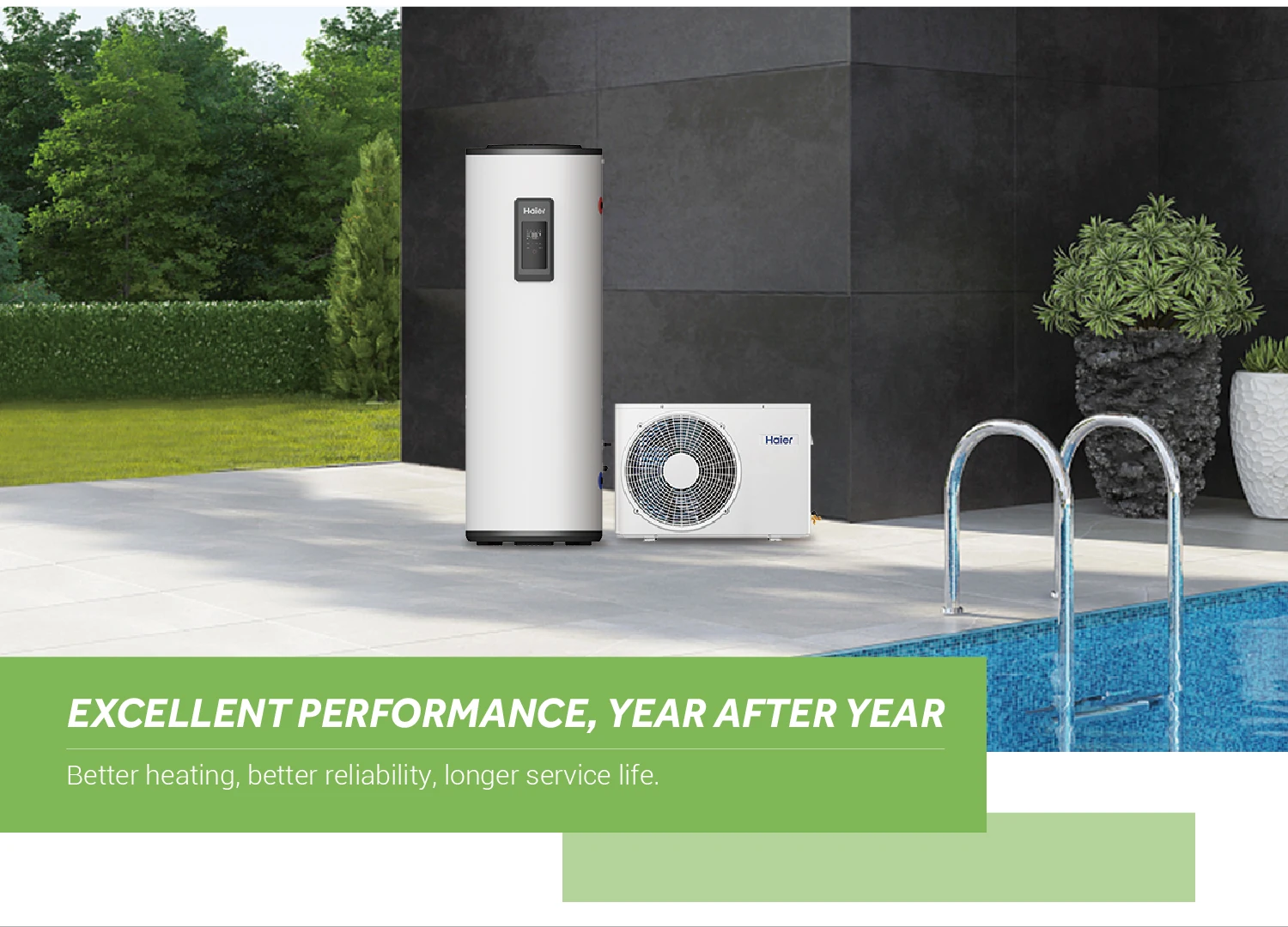 Haier Circulation Heating Wifi Control New Energy Split R32 Heater Pump ...