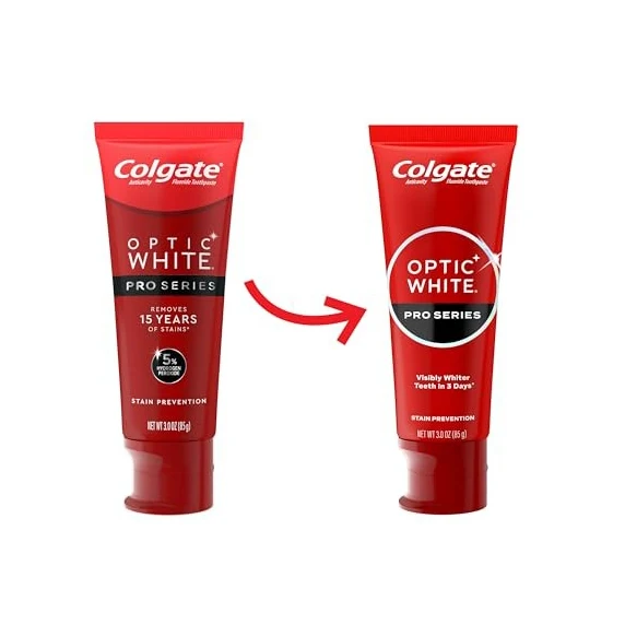 Colgate Optic White Pro Series Whitening Toothpaste 3.3oz,4 Pack - Buy ...