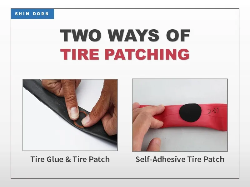 Peel And Stick Bike Patches Emergency Tire Repair Kit Bicycle ...