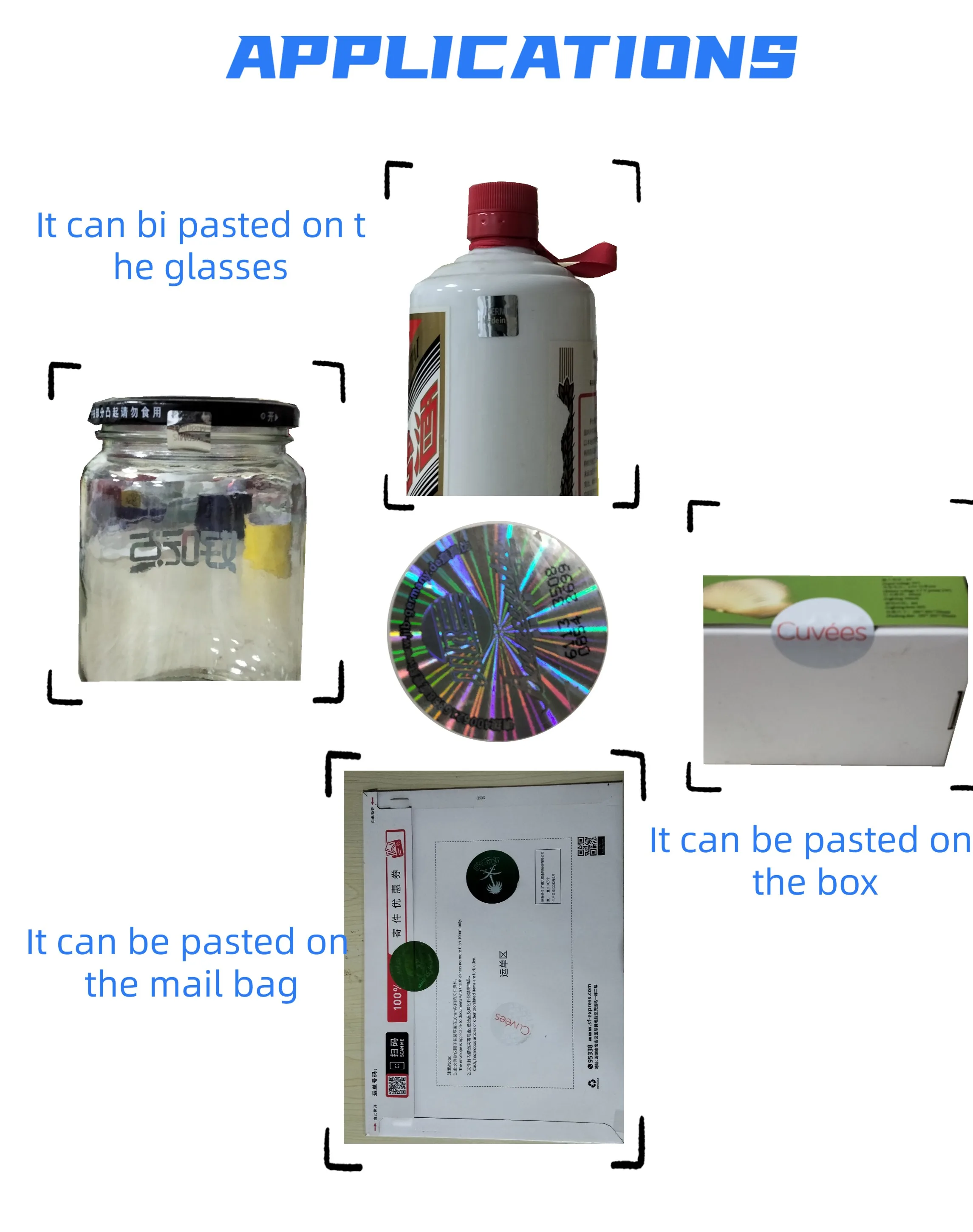 Hologram Sticker Label - 3D Printing Tamper Evident Security