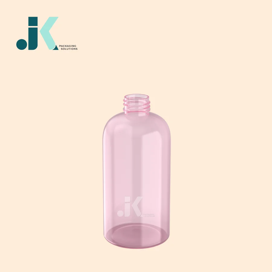 300ml Clear Empty Plastic Packaging Pet Boston Round Bottle With The ...