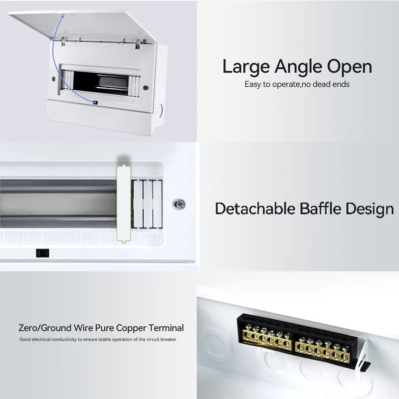 LYEBOX LYM1 24way Metal Distribution Box - 125A, IP40