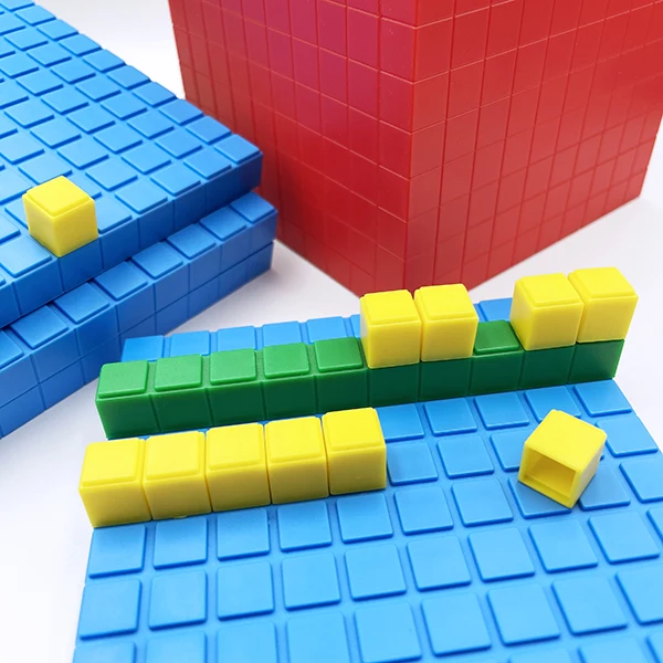 121 Pieces Connecting Base 10 Math Game - Educational Fun