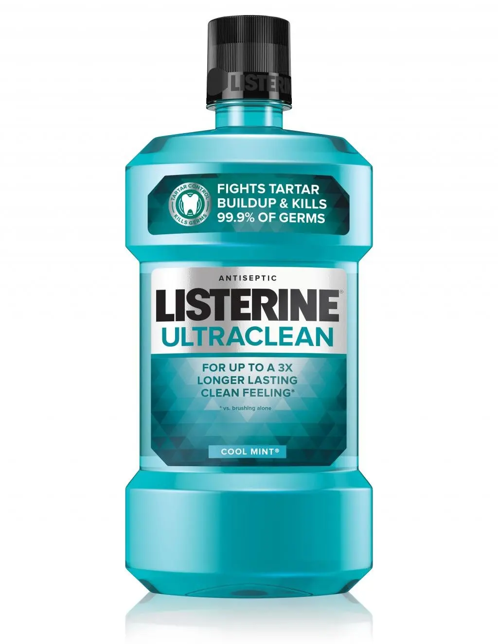 Listerine Ultraclean Cool Mint Antiseptic Mouthwash 1l - Buy Listerine ...