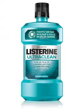 Listerine Ultraclean Cool Mint Antiseptic Mouthwash 1l - Buy Listerine ...