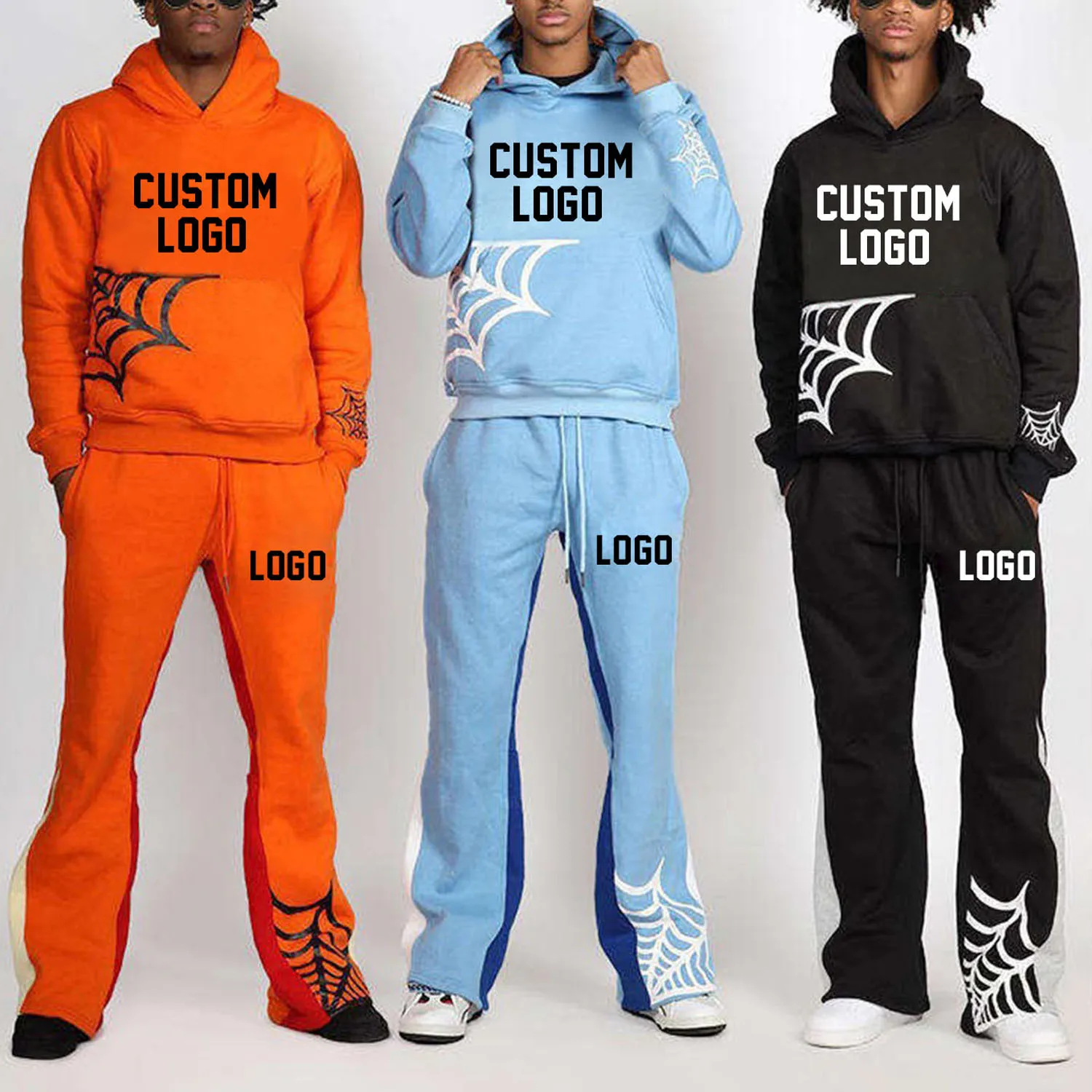 High Quality Flared Custom Tracksuit Jogger Flare Joggers Tracksuits ...