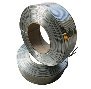 Galvanized Flat Steel Surface Cold Rolling Flat Wire Coil Book Binding ...