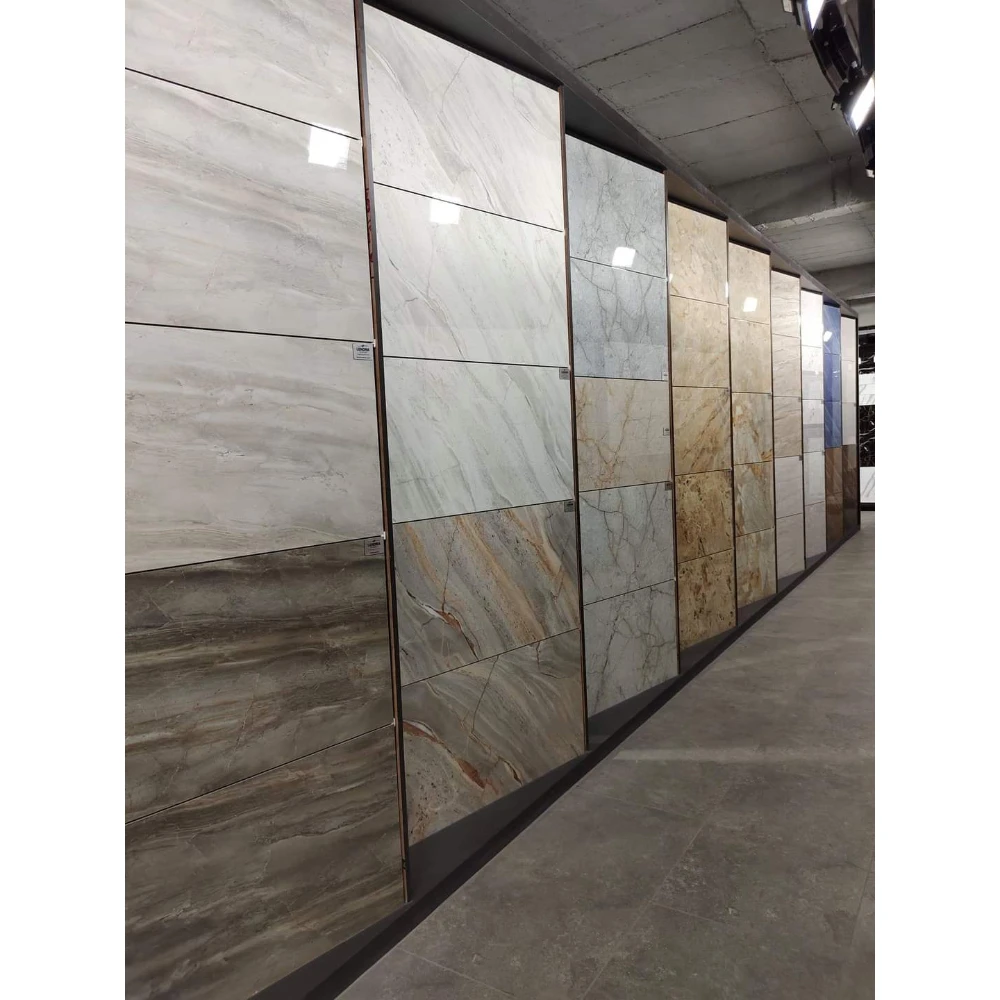 High Glossy Ceramic Floor Tiles Size 800x800 Mm Light Gray Porcelain ...