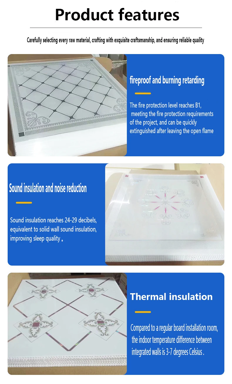High Quality PVC Marble Sheet Wall Panel Board Waterproof Buckle Plate ...