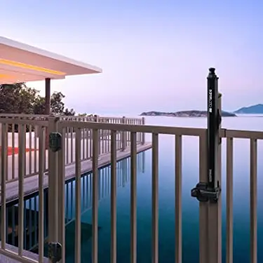 Safetech 22" Top Pull Pvc Latch Magnetic Gate Latch Swimming Pool Gate ...