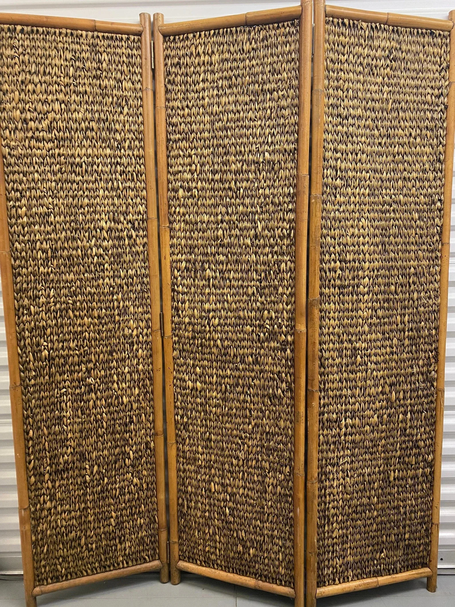 Eco-friendly Movable Rattan Room Dividers for Living Room