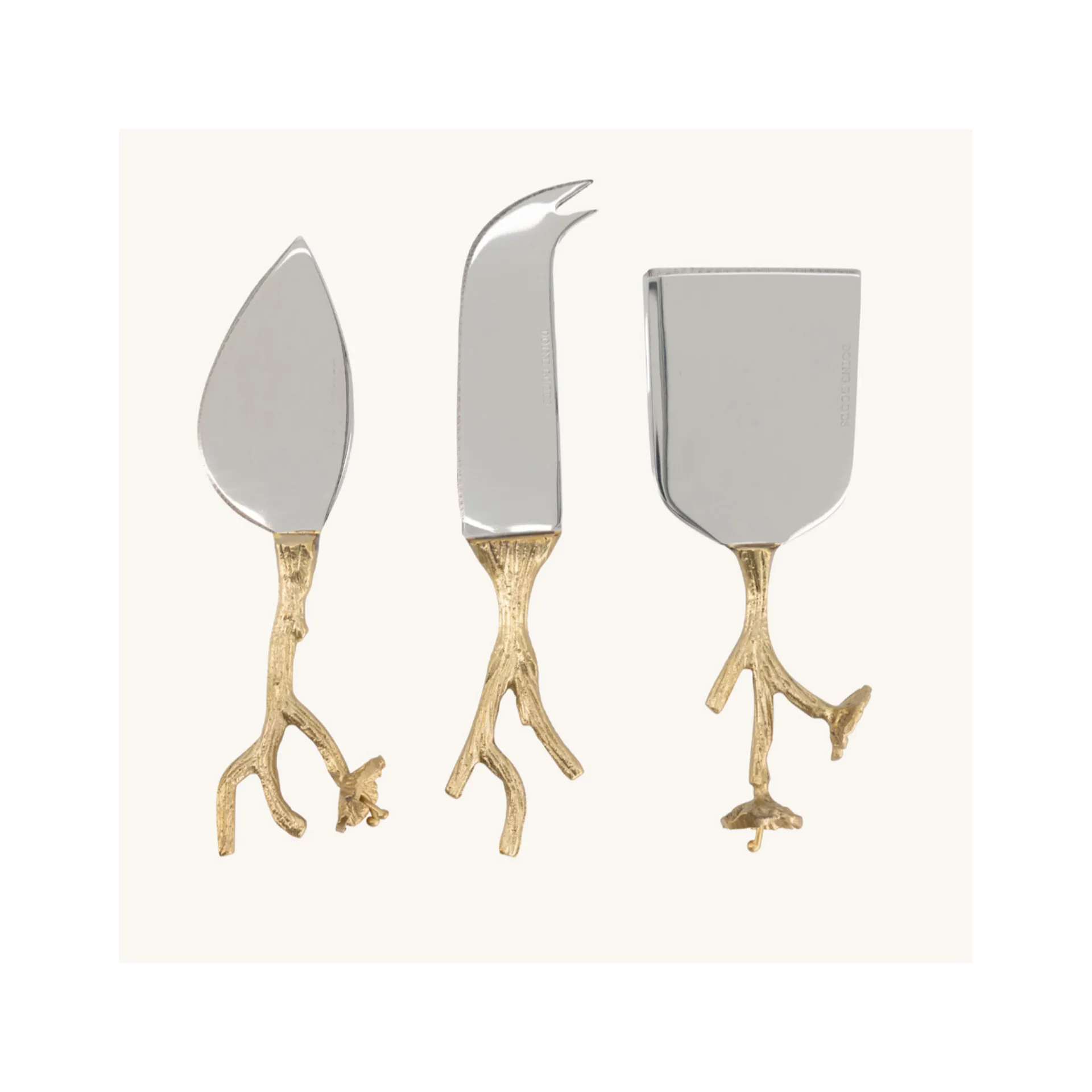 Stainless Steel Cutlery Cheese Knife Set With Marble Handle For Kitchen ...