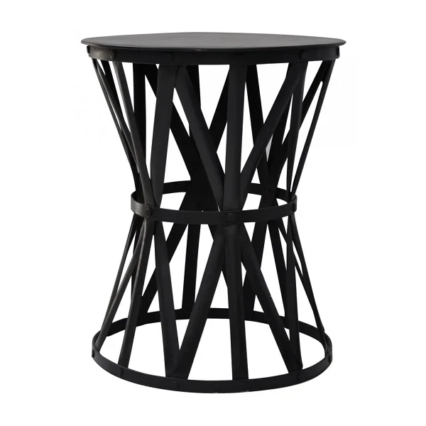Modern Design Metal Side Table For Home Decorate New Arrival Black ...
