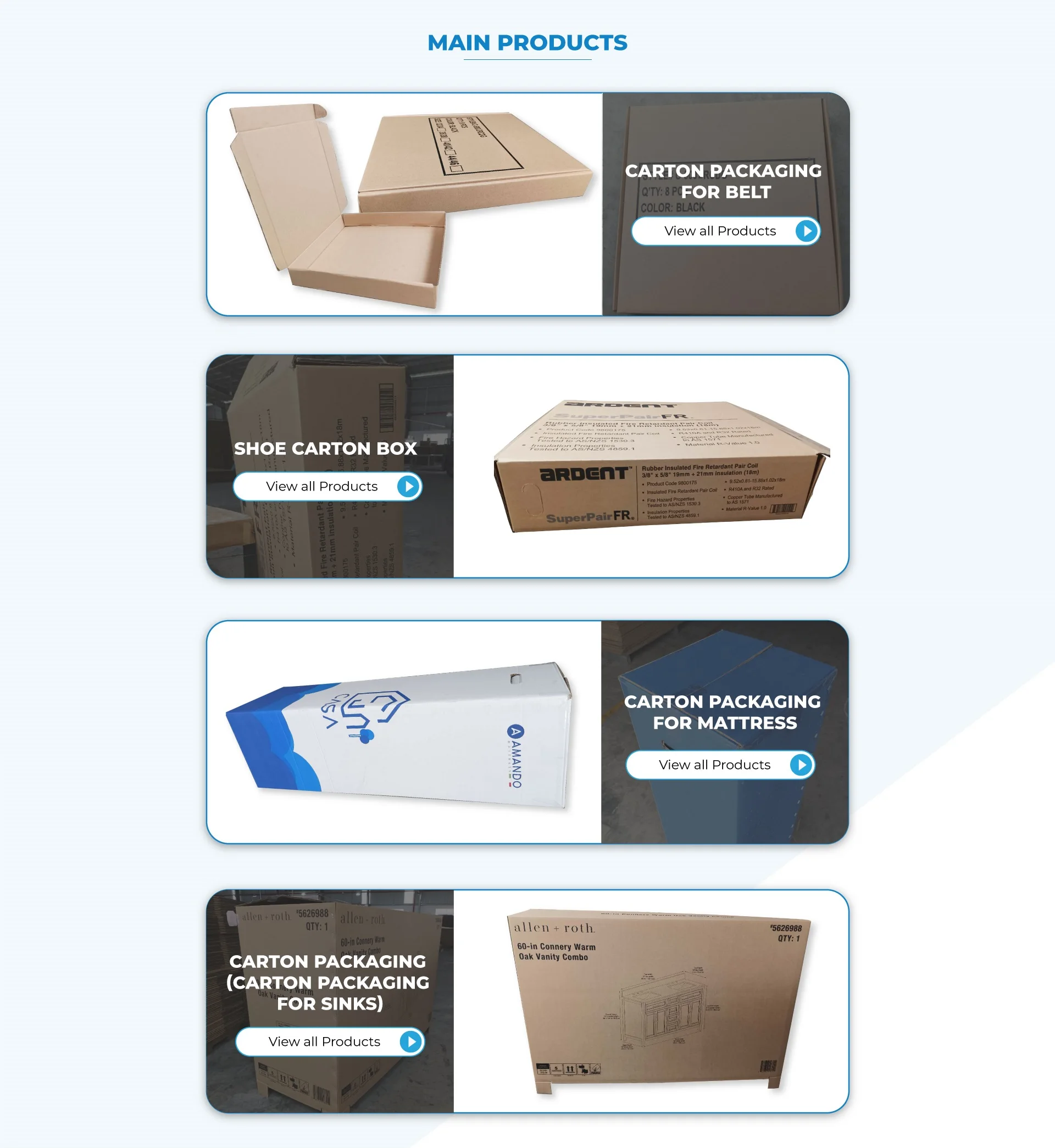 Customizable 3-Layer Foldable Paperboard Carton Box Durable Small ...