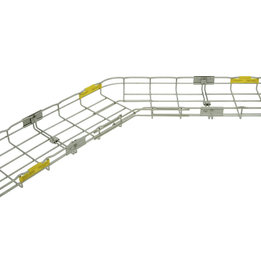 Cable Tray Horizontal Elbow 45 Degree Inox 304,Wire Mesh Cable Tray ...