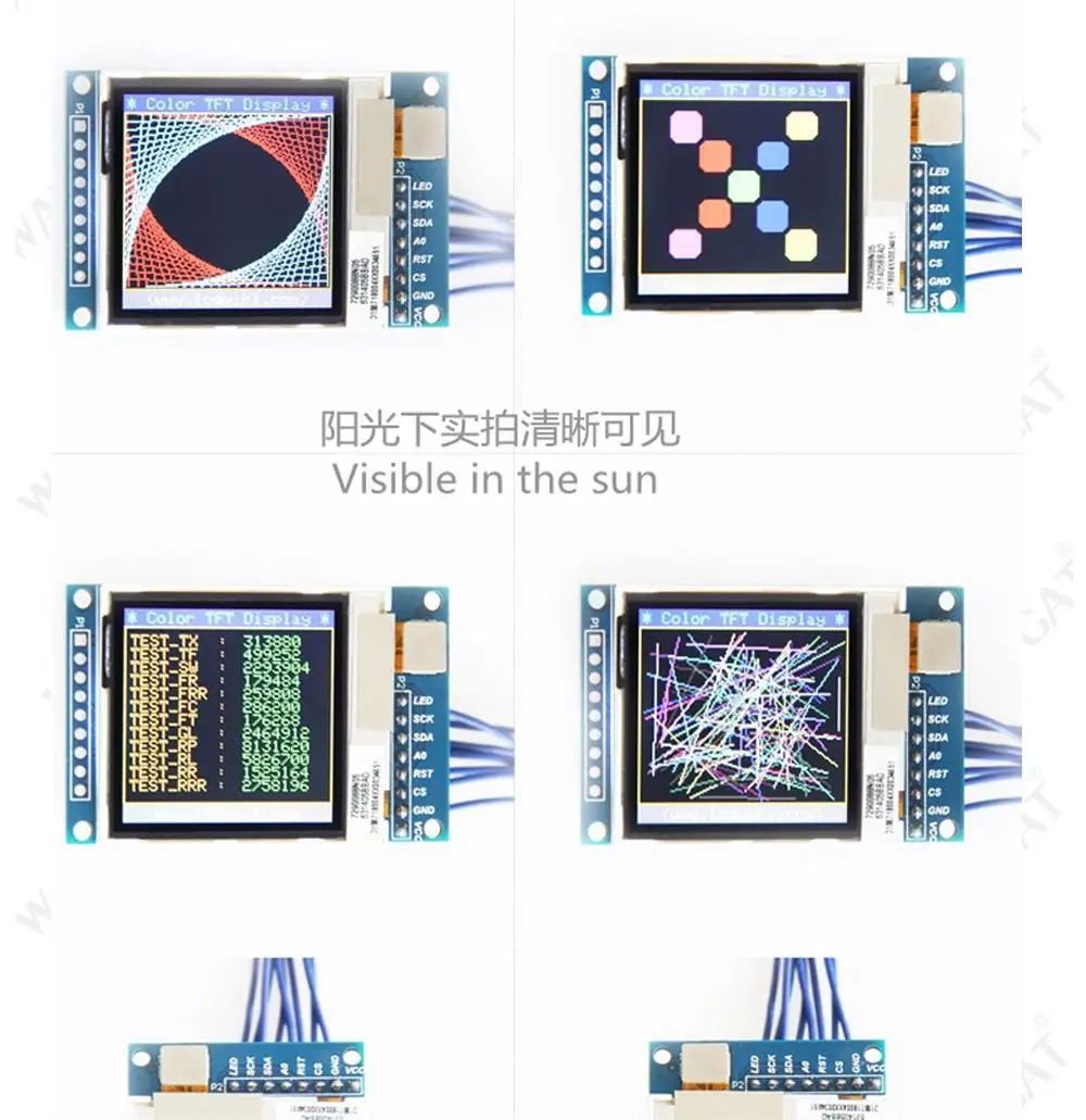 1.6 Inch OLED Display Module - TFT IPS OLED Transflective