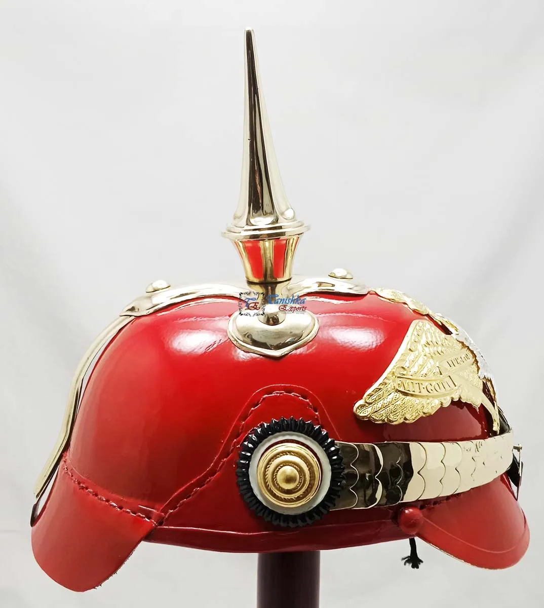 Prussian Medieval Decor Wearable Armor Helmet Spectacles Agate Leather ...