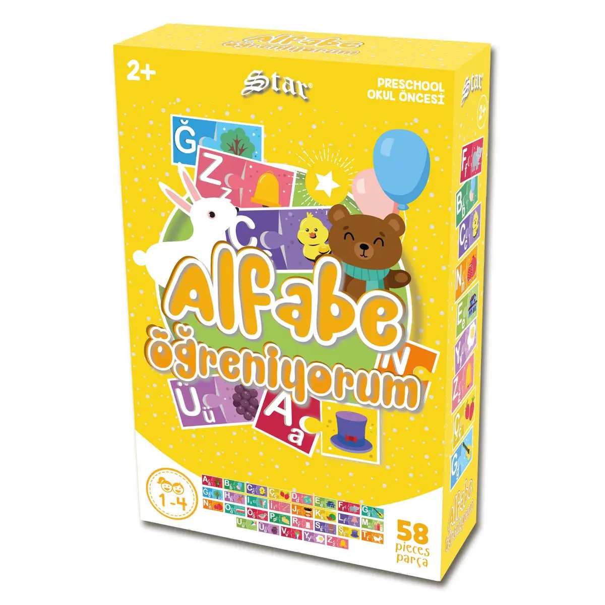 Learning The Alphabet Puzzle Educational Toy For Kids Intelligence Game First Class Quality ...