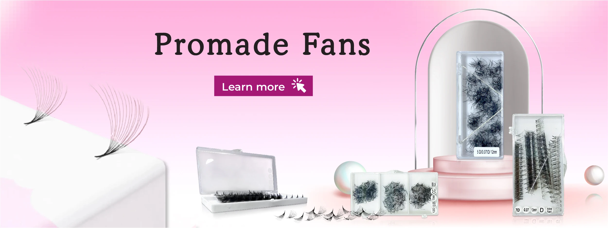 Premade Fan 2d To 20d 500fans 1000fans In Box Tray Xl Xxl Eyelashes Oem ...