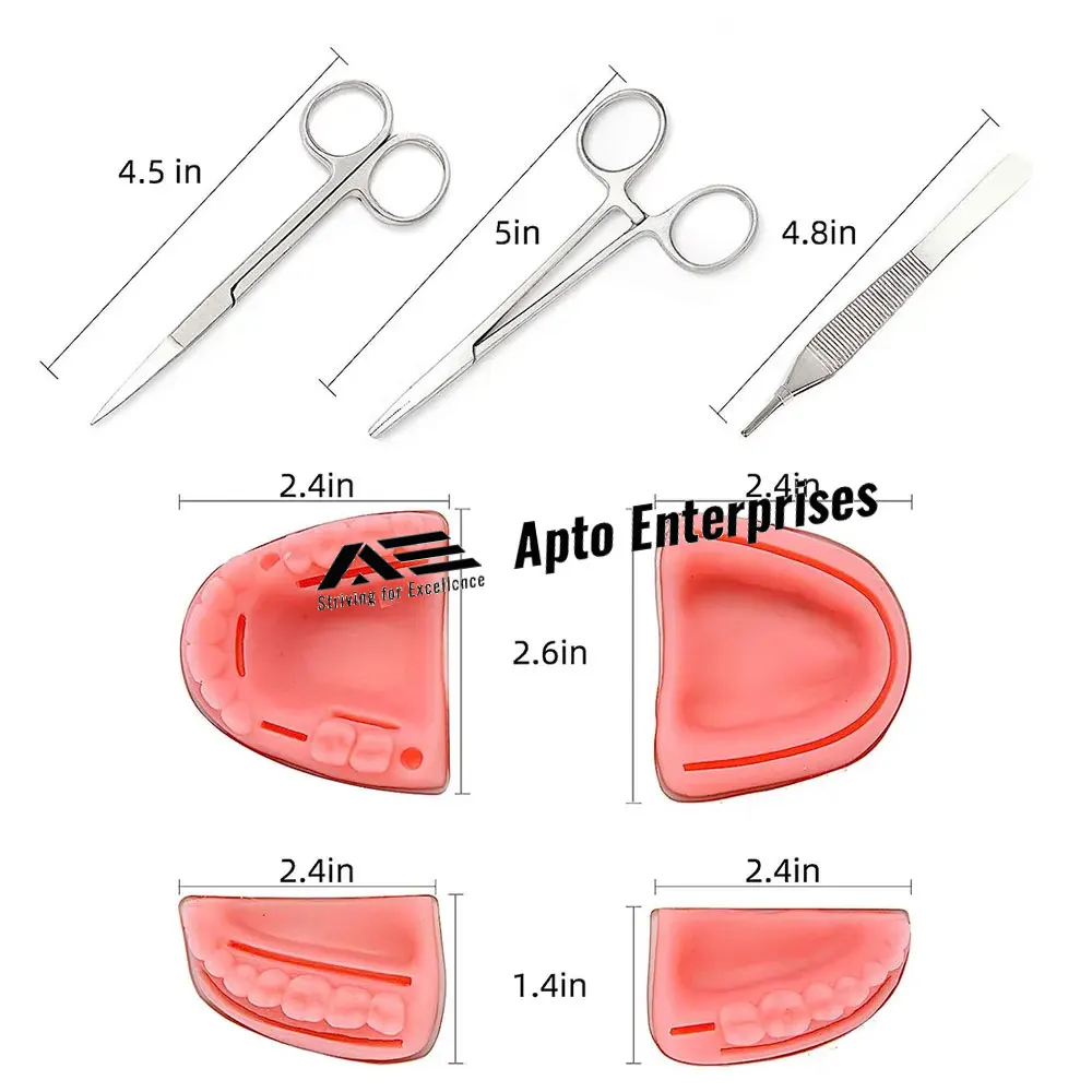 Suture Training Kit Dental Operate Practice Medical Pad Tools Suture ...