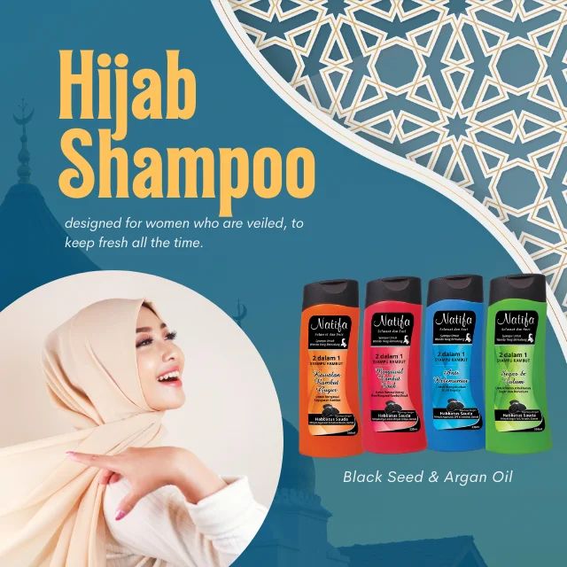 Natifa Hijab Hair Serum_segar Dan Volum_fresh Voluminous Hair (muslim ...
