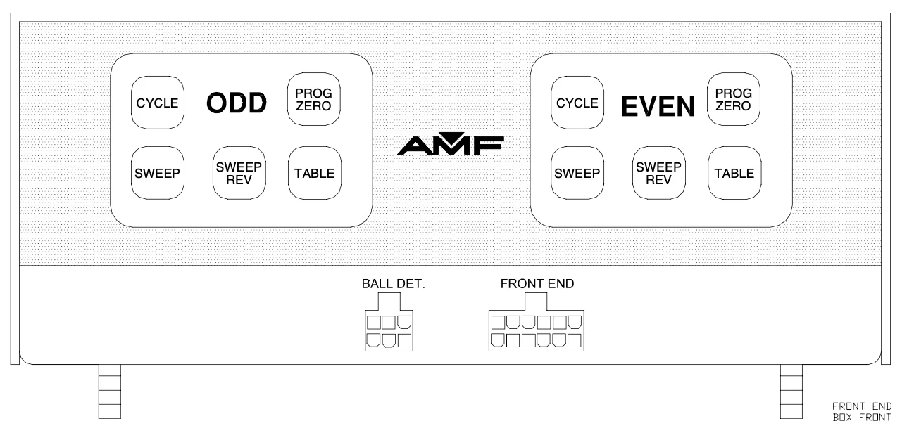 Used Working Condition Front End Box Amf Bowling Electronic Control Box ...