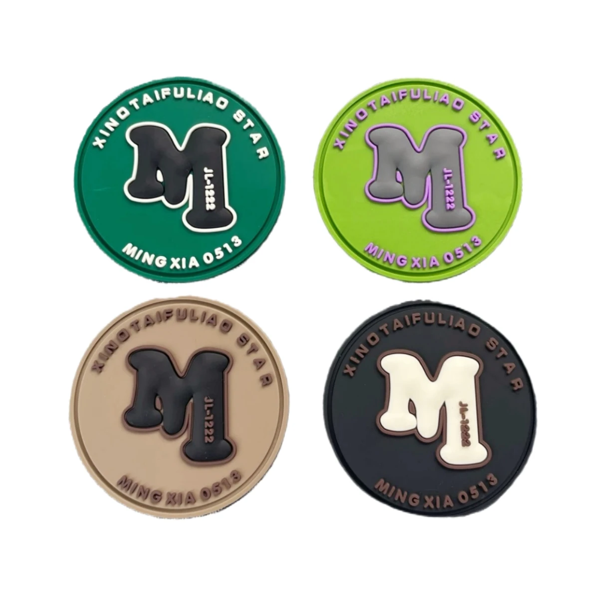 Custom Raised Rubber Logo Pvc Patches Badge Silicone Patch - Buy Pvc ...