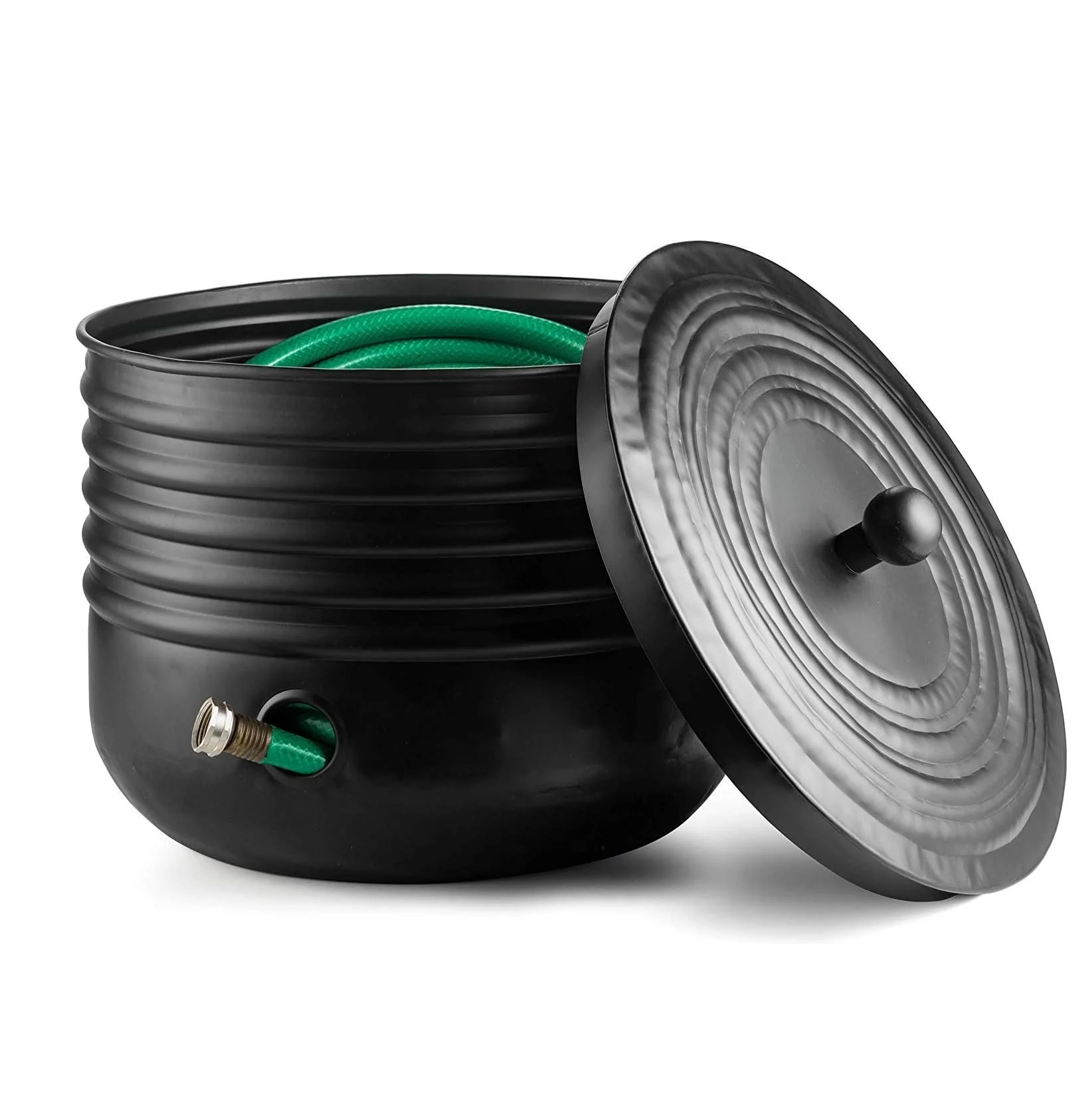 Antique Solid Copper Garden Hose Pot With Lid Manufacturer Supplier ...