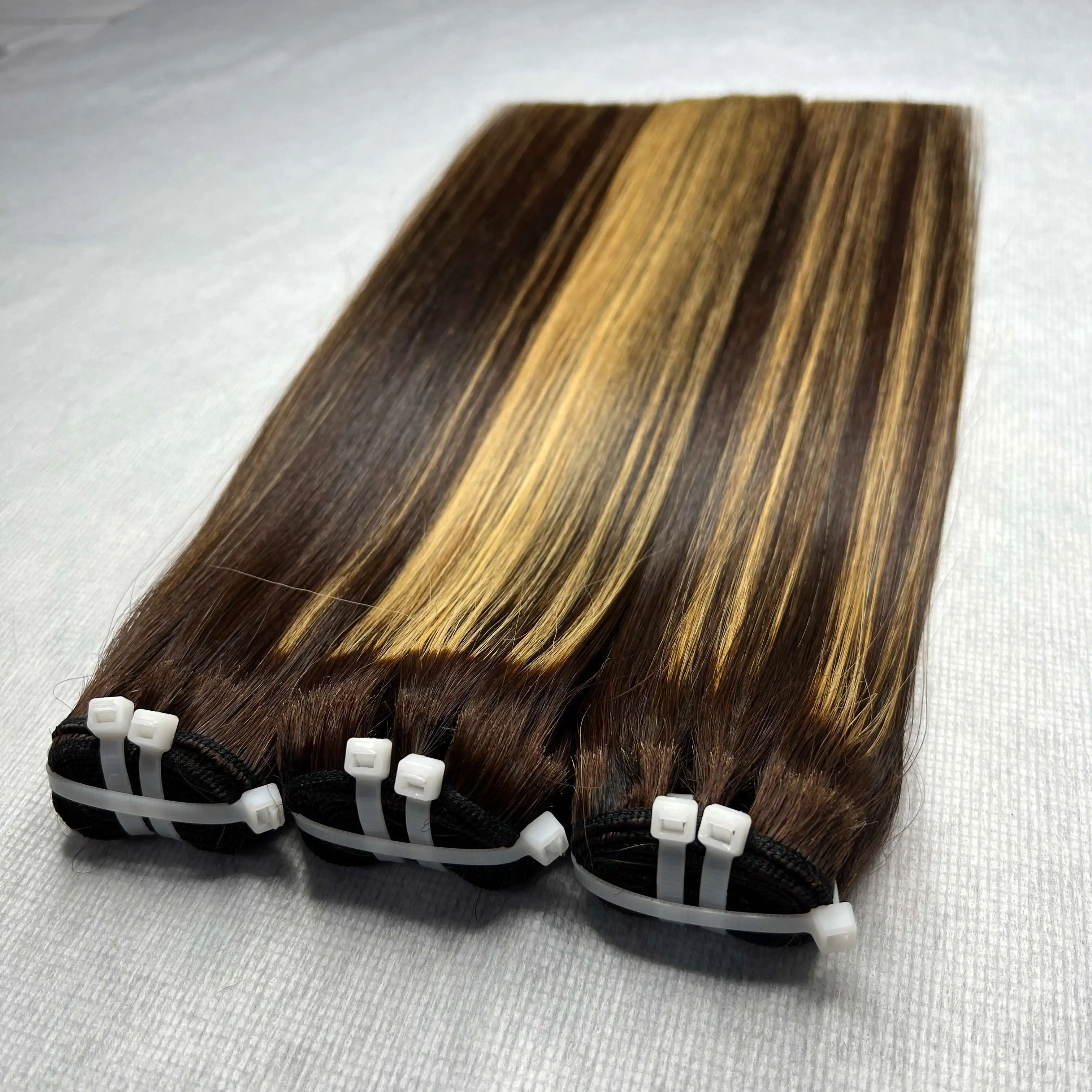 Cheap 100% Raw Vietnamese Bone Straight Hair Bundle And Closure To Make ...