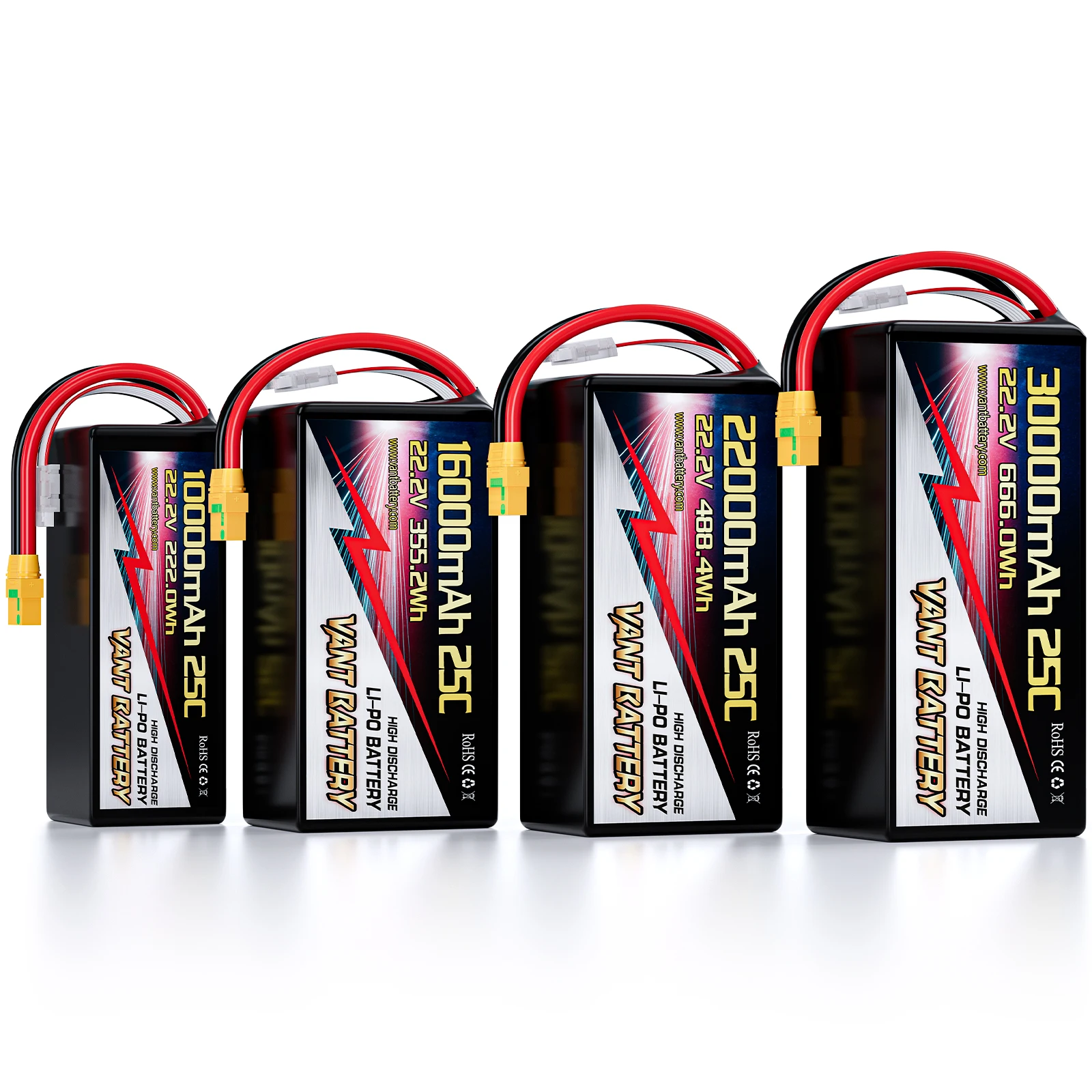 Vant Drone Battery 10000mah 16000mah 22000mah 30000mah 16ah 22ah 27ah ...