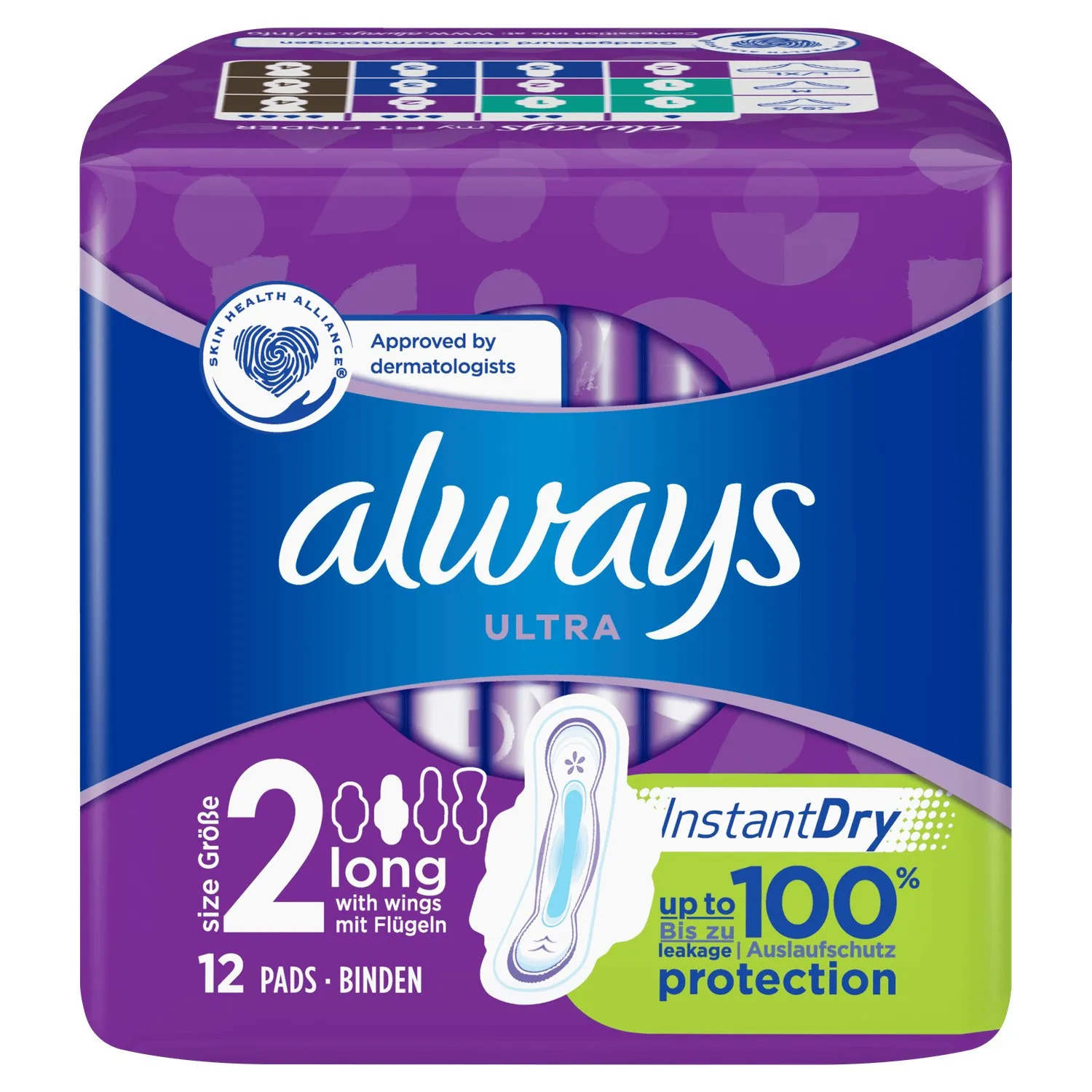 Always Maxi Overnight Pads With Wings,Size 4,Overnight,Unscented,48 Ct ...