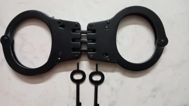 Metal Hand Wrist Cuffs Made Of Carbon Steel With Centre Chain Double ...