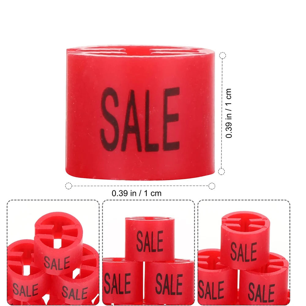 Plastic Red Sale Clothes Hanger Markers - Organize & Sell