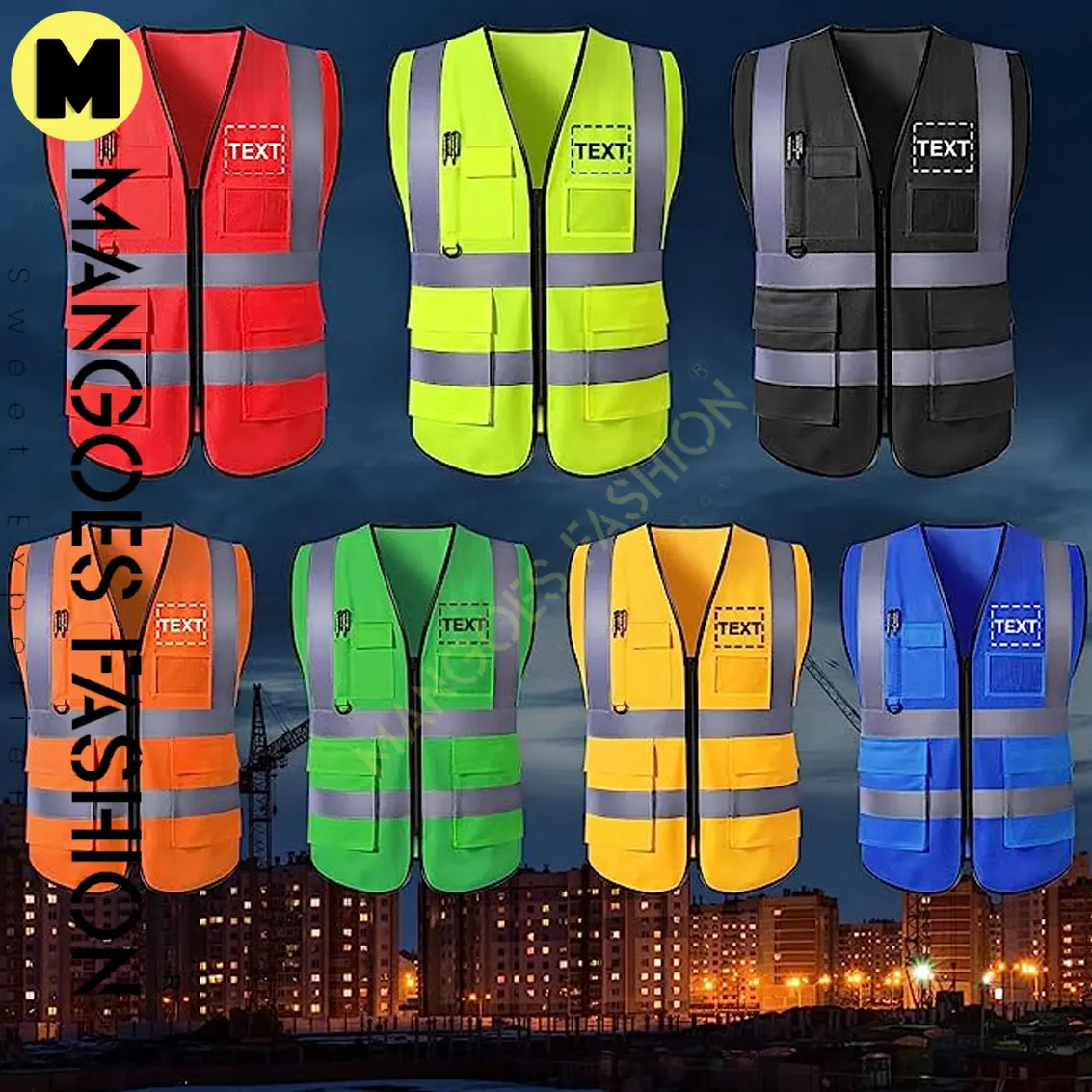 Hi Viz Safety Workwear Vests - High Quality & Customizable