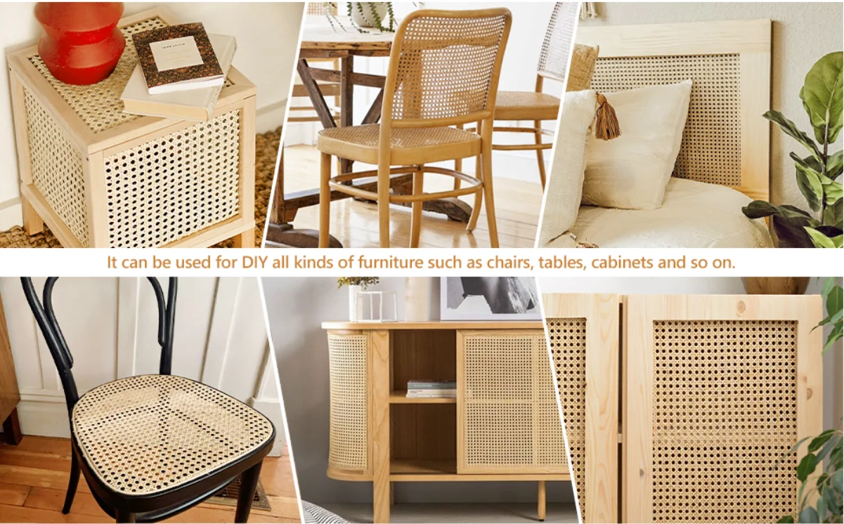 High-quality Mesh Cane Rattan Webbing Roll for Furniture