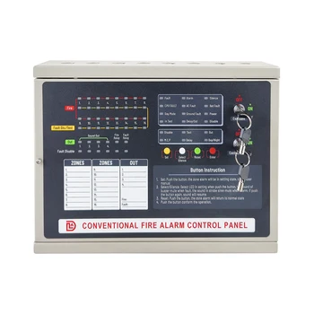 8/16 Zones Fire Alarm Control Panels Conventional Fire Alarm System ...