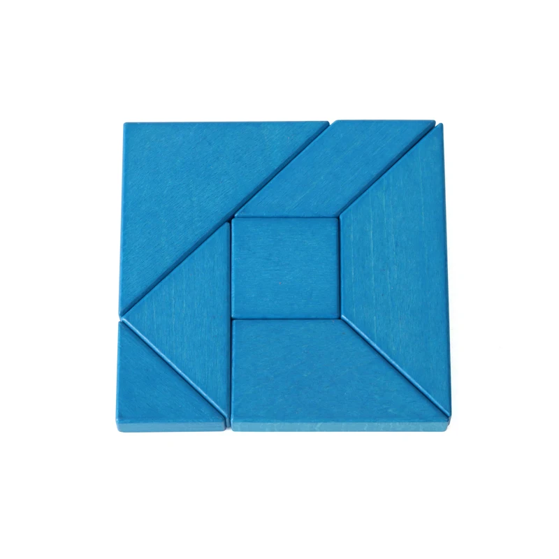 Wooden Tangram Puzzle Educational Tangram Colorful Tangram Sorting ...