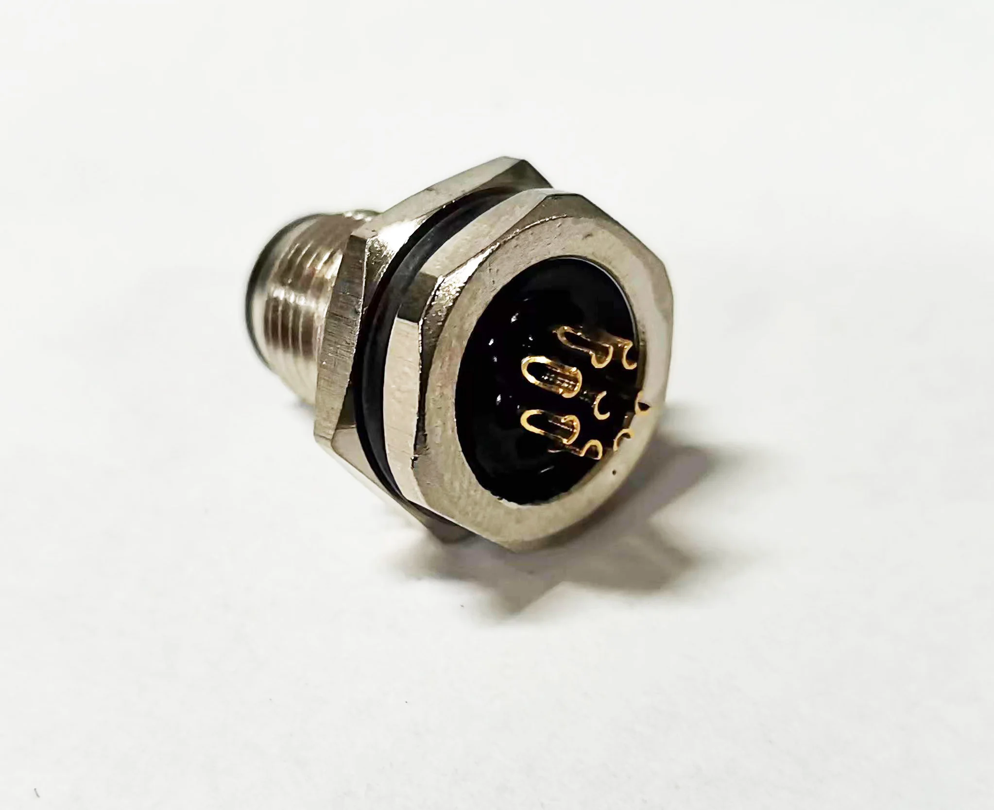 M8 M12 Connector Cable Pin Male Female Circular Coaxial Series 2 3 4 5 ...
