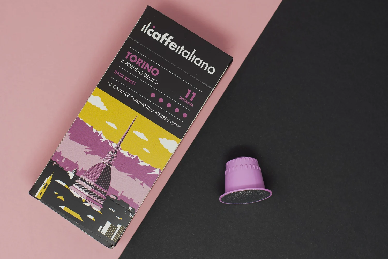 Made In Italy Robusta Coffee 100 Capsules - Nespresso (r)* - Torino ...