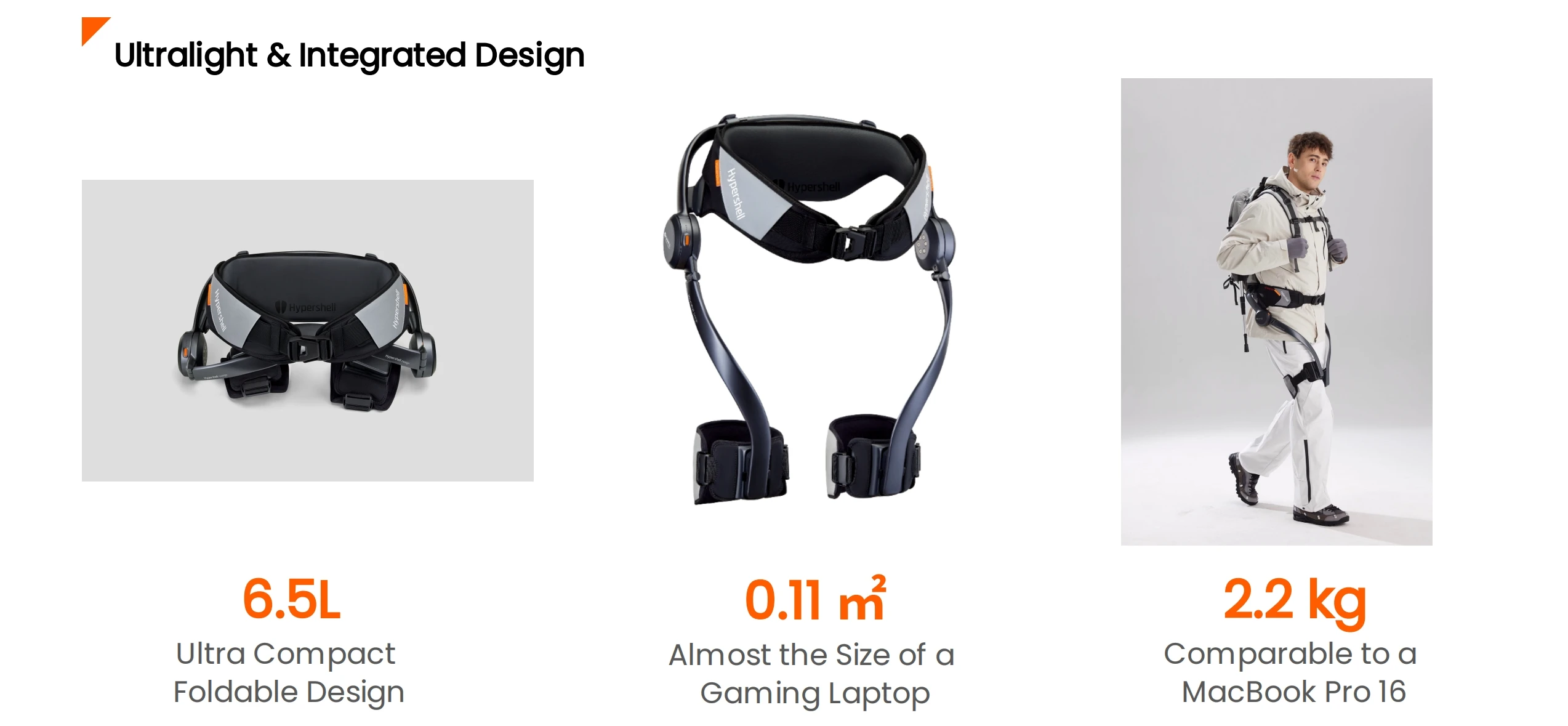 Ultra-Light Foldable Outdoor Exoskeleton Smart Health Product with 15 ...