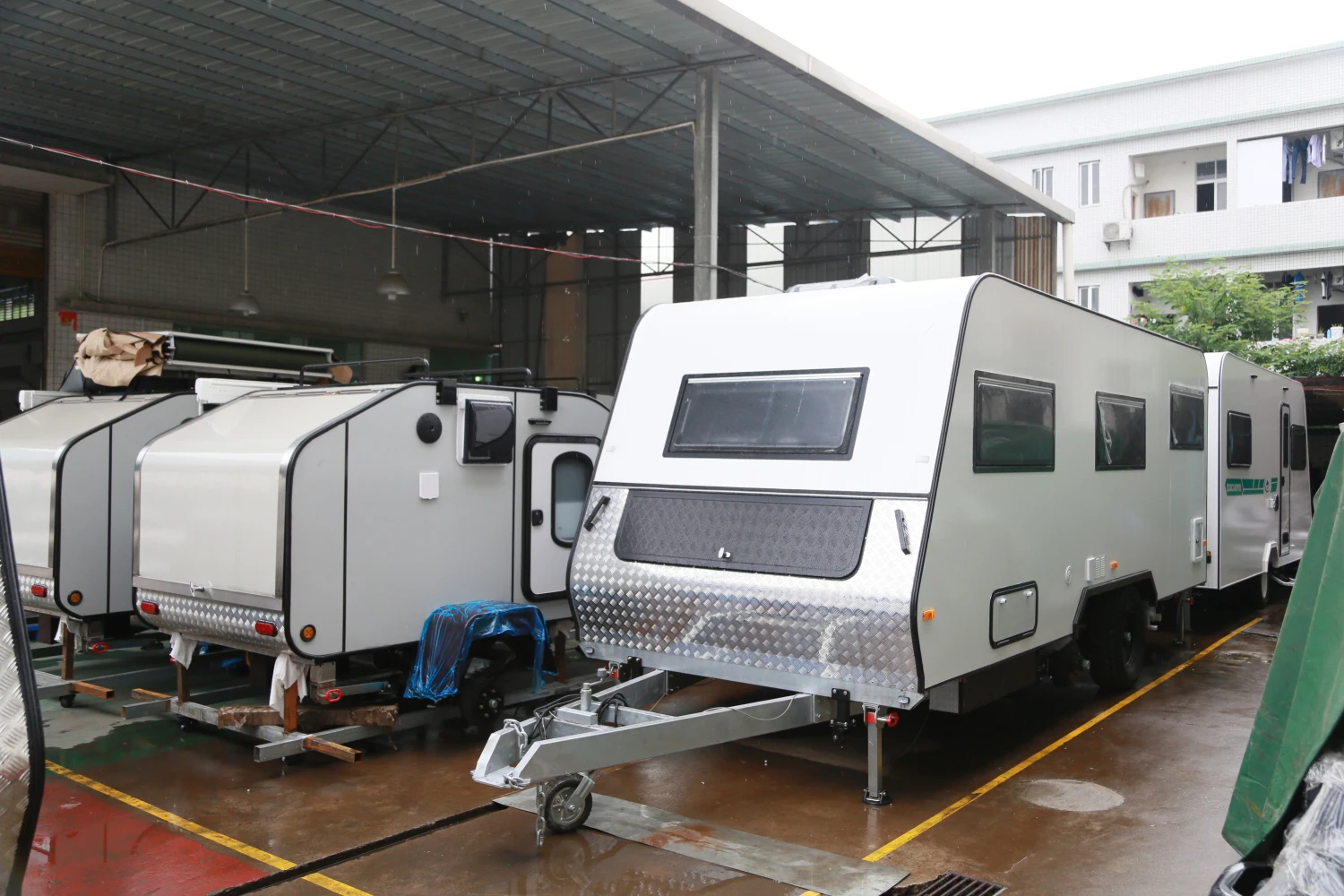Modern 4x4 Small Camper Trailer Lightweight and Foldable Mini Caravan ...