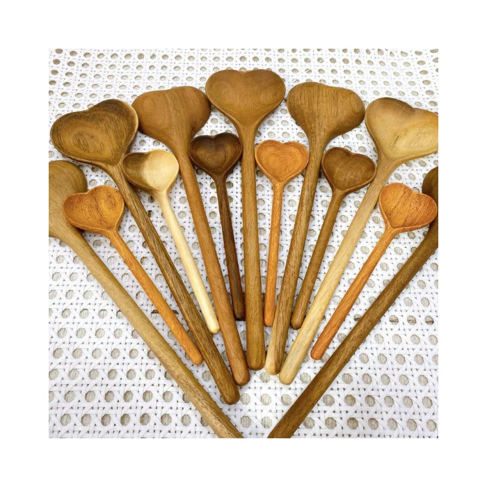 Decorative Wooden Spoons 100% Natural Eco-Friendly and Perfect for ...