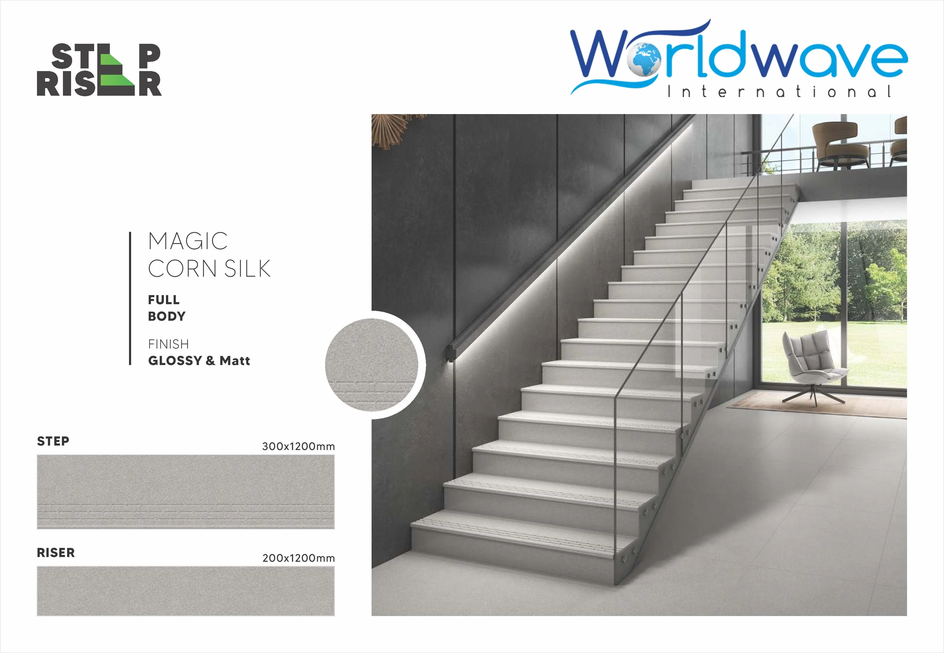 Step Risers Tiles 30x120cm Staircases Step Riser 300x1200mm Ceramic ...